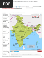 Free India Map with States and Capitals | PDF | World Wide Web ...