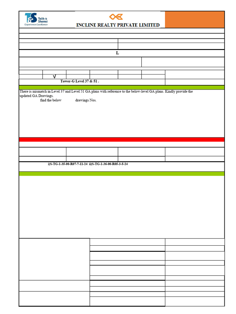 SKC-TSL-CVL-RFI-0054-R0-Stability Design_R1 1 Level 37 and Level 51 Updated GA Plans of Tower-G ...