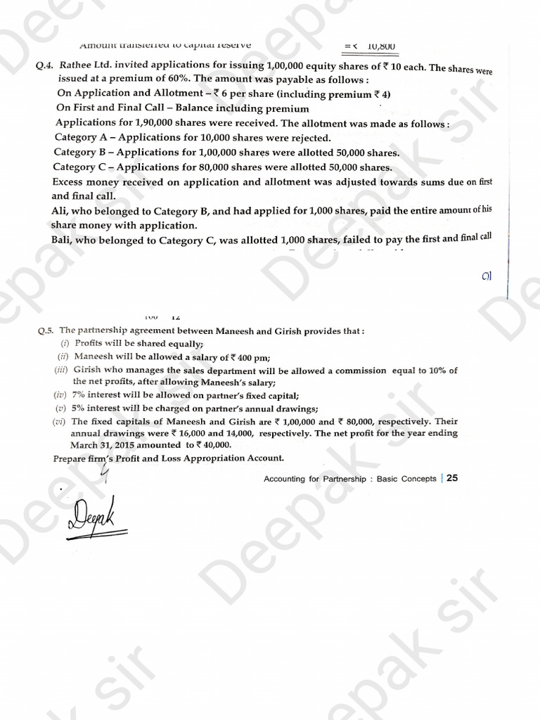 Collage-Fundamental & Shares | PDF