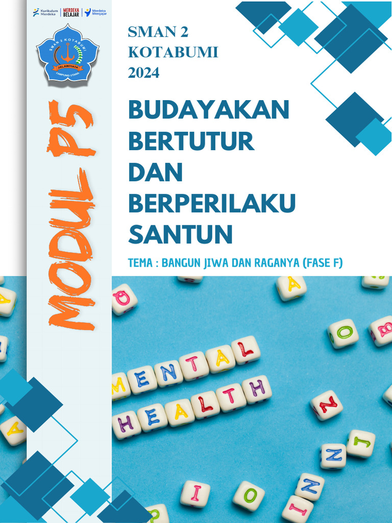 Modul P5 Bangun Jiwa Raga Fase F Smanda Ktb 2024 | PDF