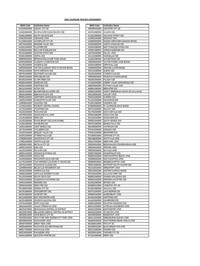BCS_ Assignments_2025_2029 | PDF