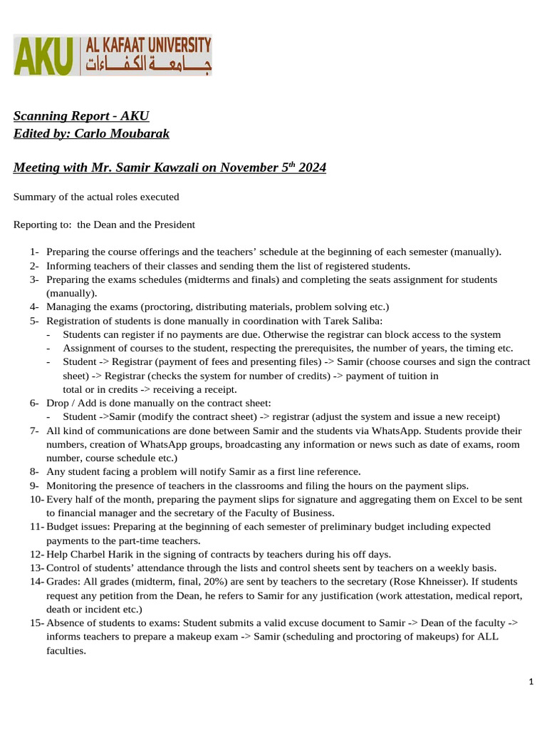 Summary of Staff Meetings Scan | PDF | Domain Name Registrar
