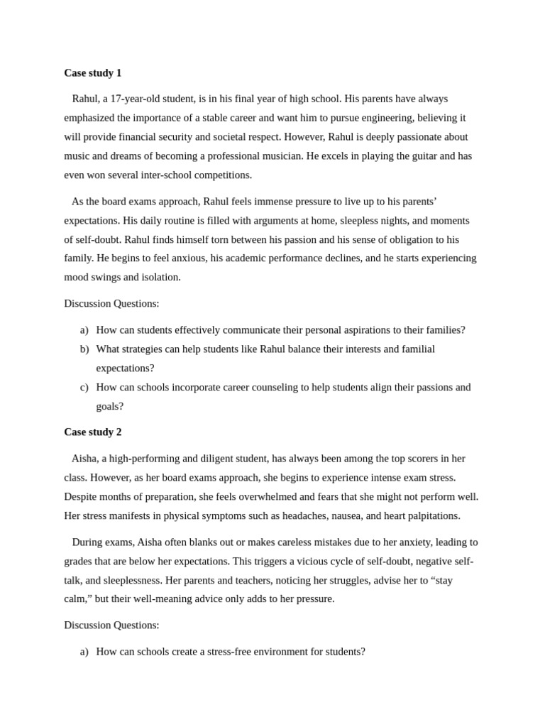 MES CASE STUDIES | PDF | Behavioural Sciences | Social Psychology