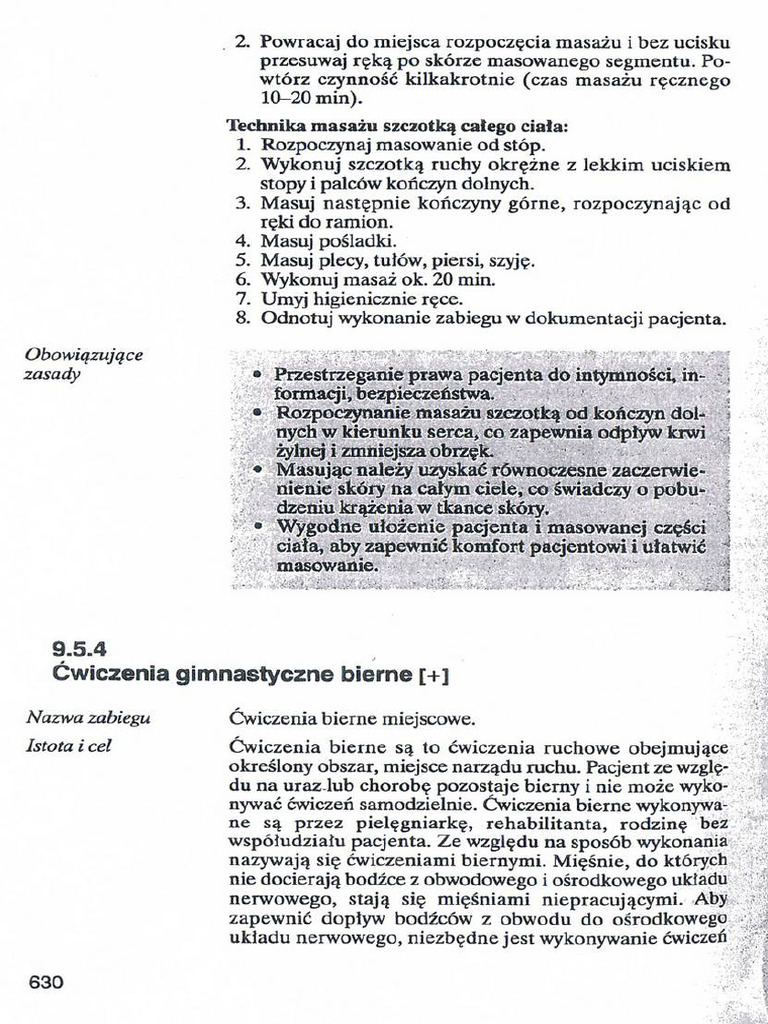 Cwiczenia gimnastyczne bierne | PDF