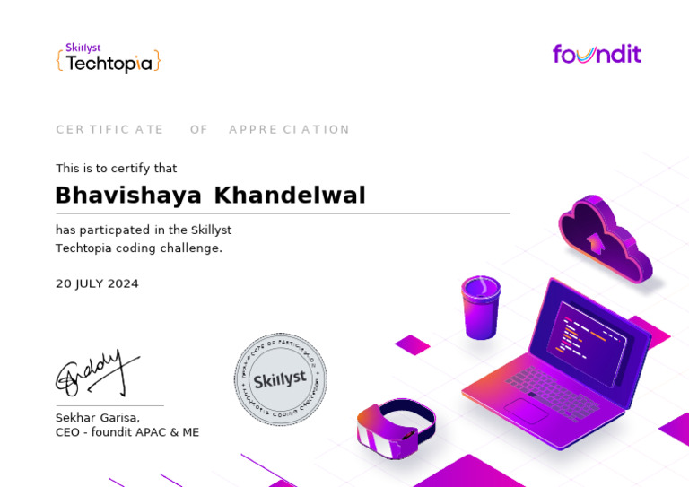 Skill Certificate | PDF