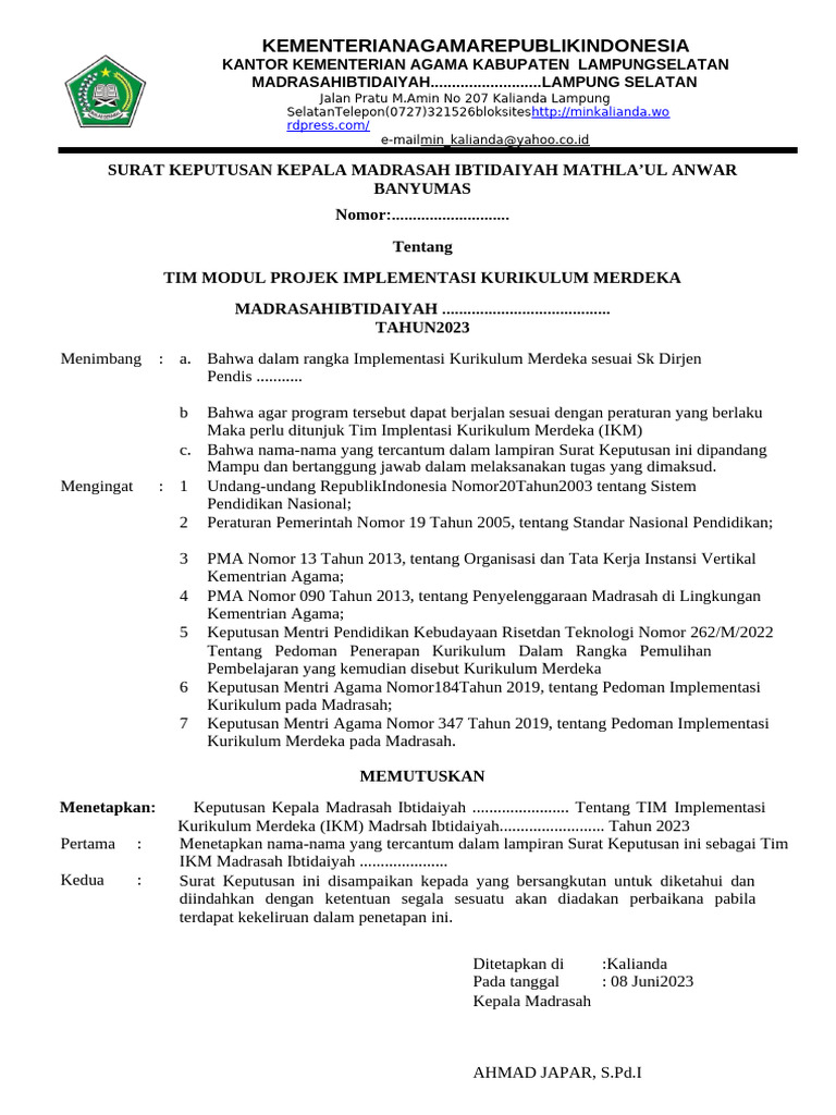 SK Modul Projek | PDF