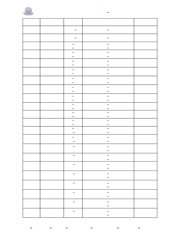 Seating Plan (06-03-2024) | PDF Seating Plan (06-03-2024) | PDF