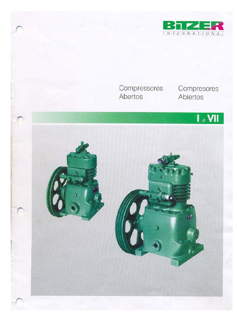 Catalog Bitzer - Bloco - Aberto - I A VII1 | PDF