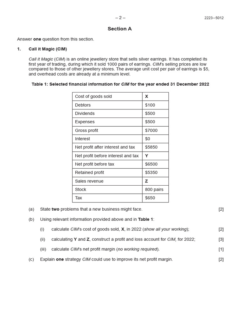 Business_management_paper_2__TZ2_HL | PDF | Net Present Value | Business