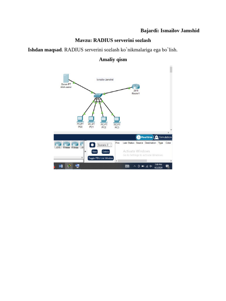 Ismailov Jamshid Radius | PDF