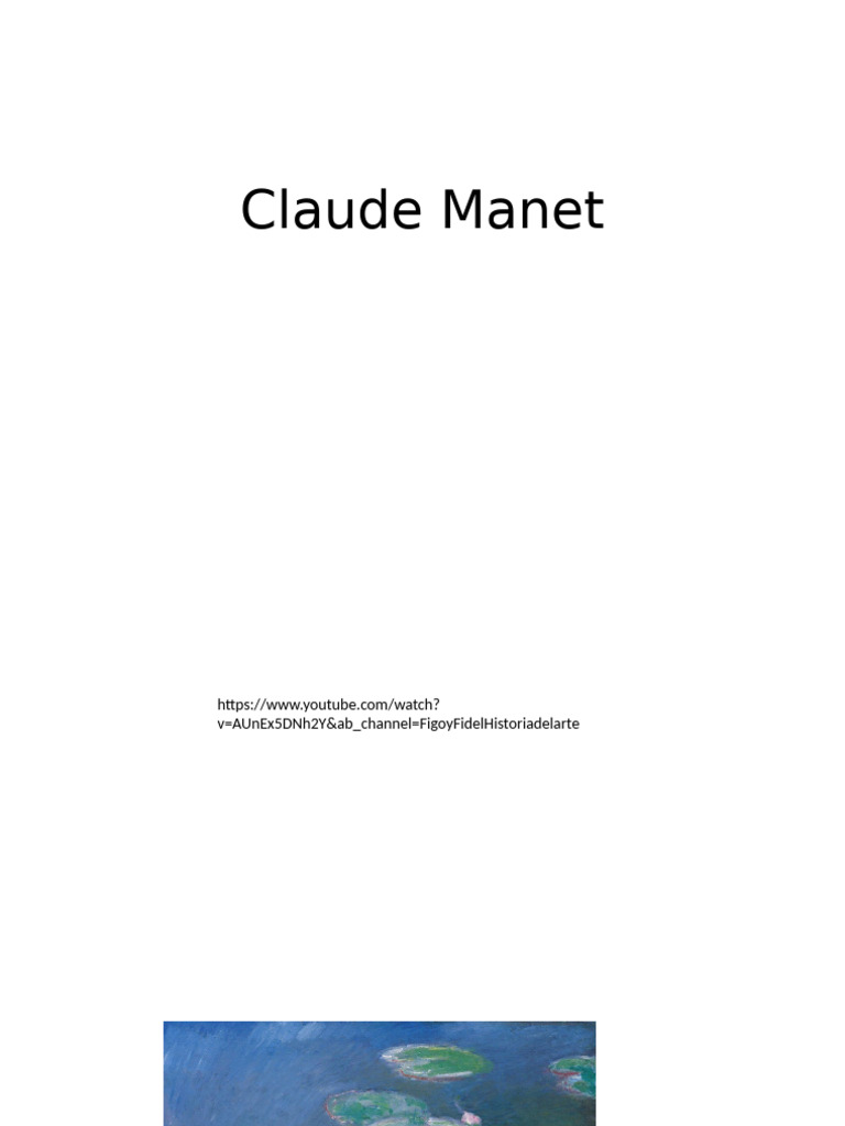 Claude Monet | PDF