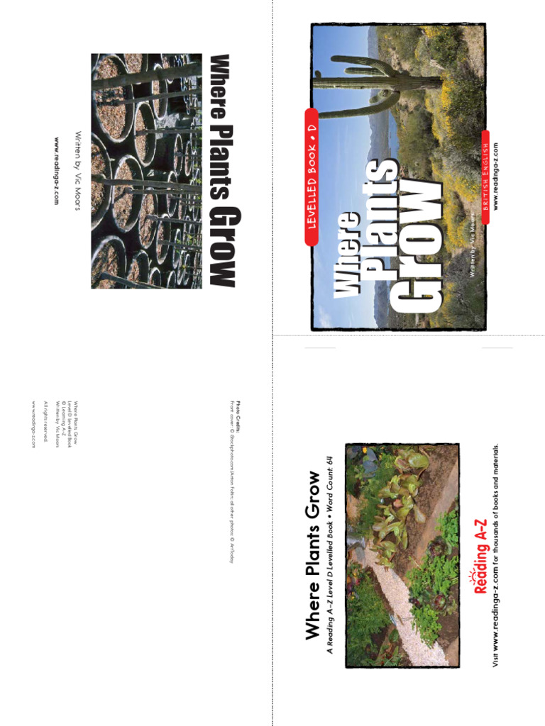 Where Plants Grow | PDF | Plants | Botany
