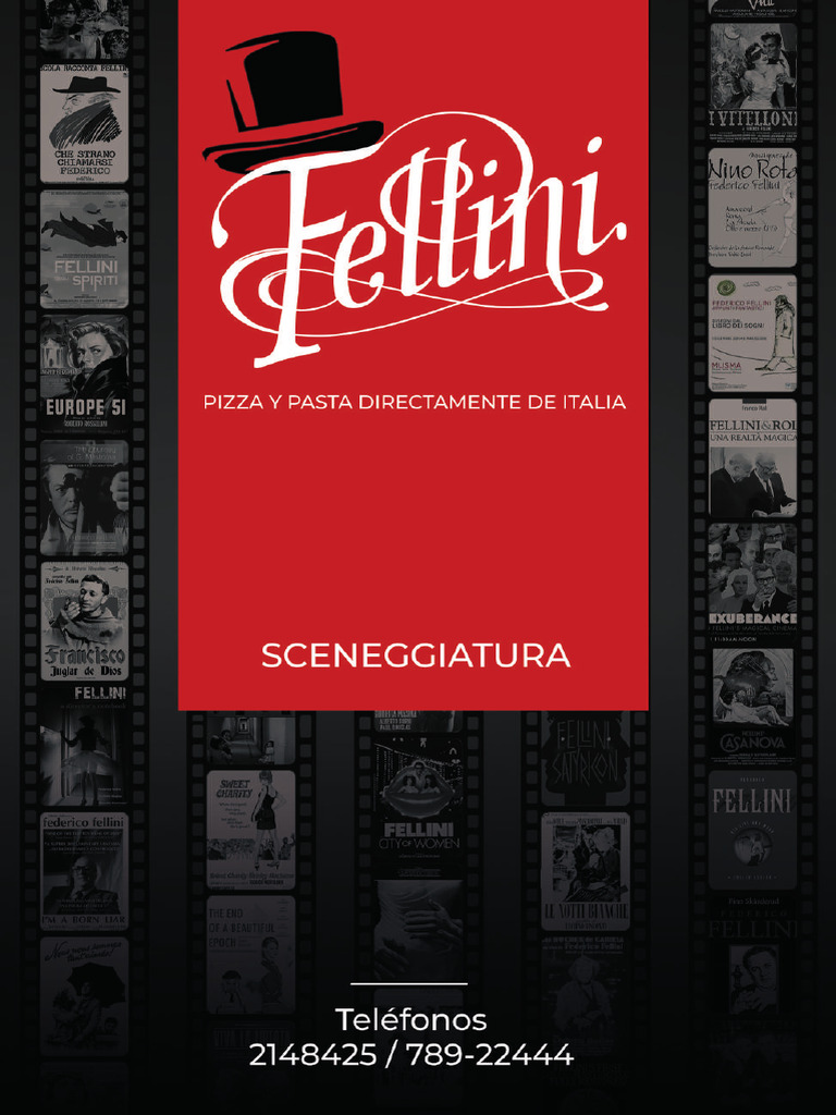NUEVO Menú Fellini actualizado | PDF