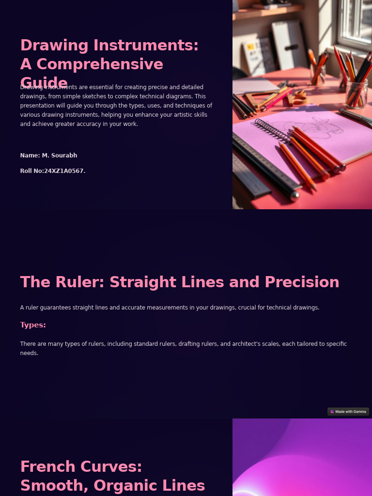 Drawing Instruments A Comprehensive Guide | PDF | Technical Drawing ...