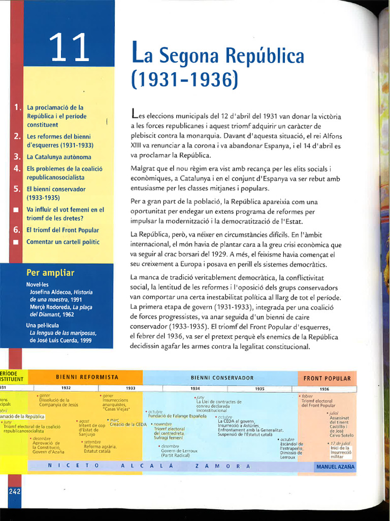 La Segona República | PDF