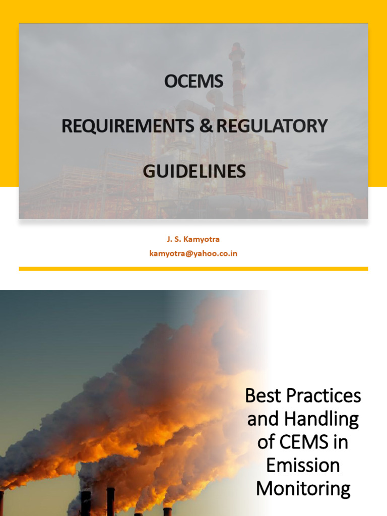 3 CEMS Guidelines in India - Takeaway For Equipment Selection, Suitability, Correct ...