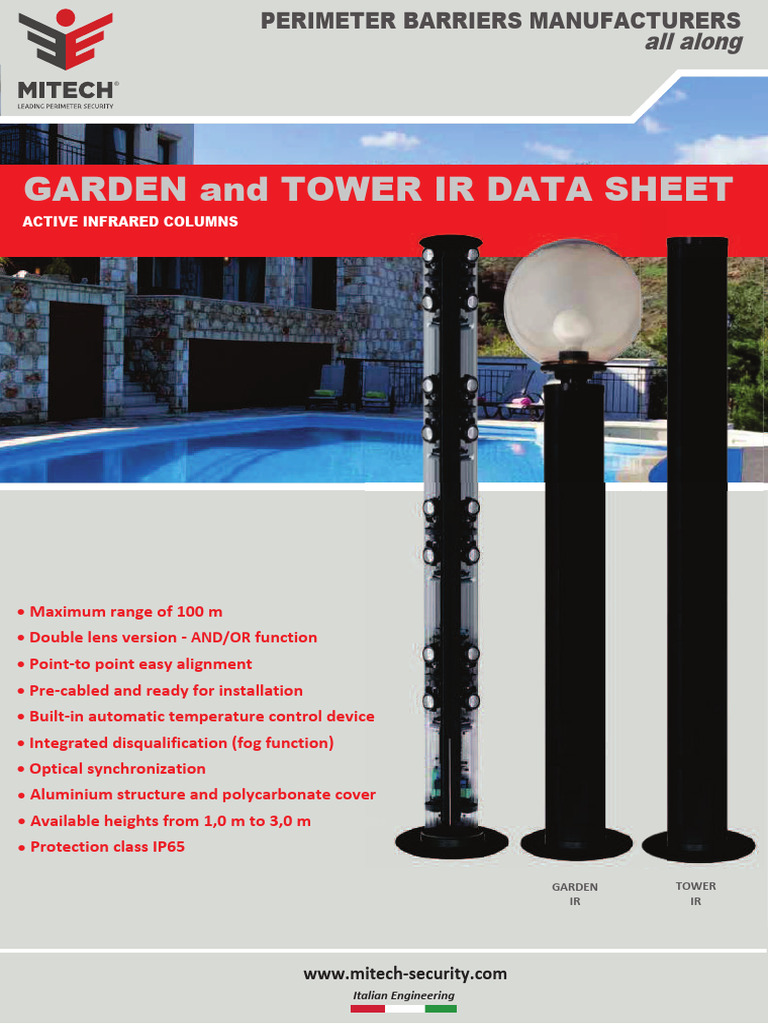 GARDEN-and-TOWER-IR_datasheet_GB | PDF
