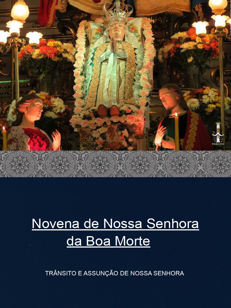 Novena de Nossa Senhora da Boa Morte | PDF | Maria, mãe de Jesus ...