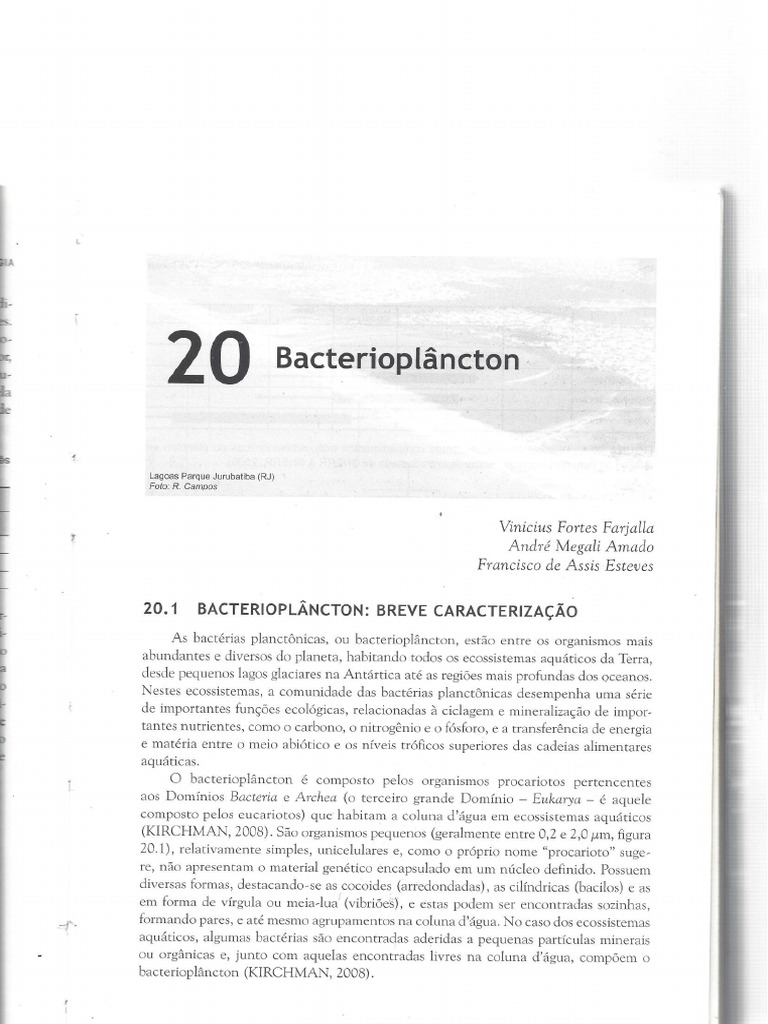 Cap 20 - Bacterioplâncton | PDF