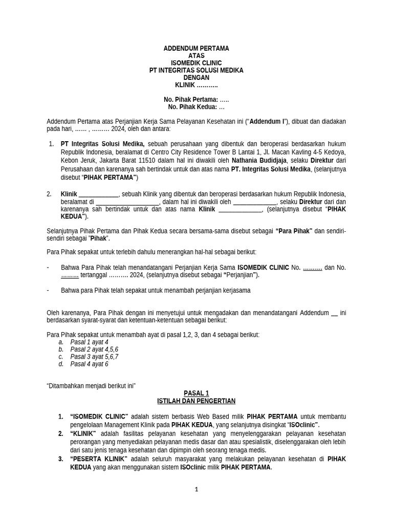 Addendum Home Visit Final - 01102024 | PDF