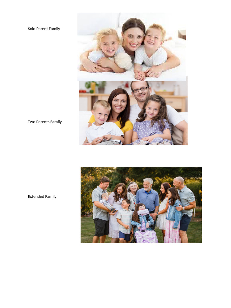 Solo Parent Family | PDF