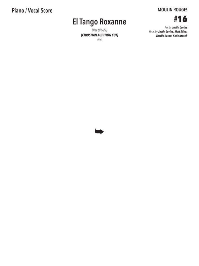(KR) 16) El Tango Roxanne (Christian Audition Cut - GM) | PDF