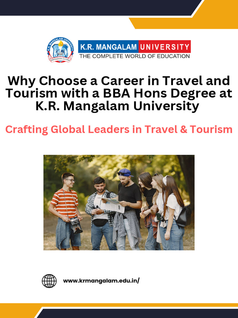Why Choose A Career in Travel and Tourism With A BBA Hons Degree at K.R ...