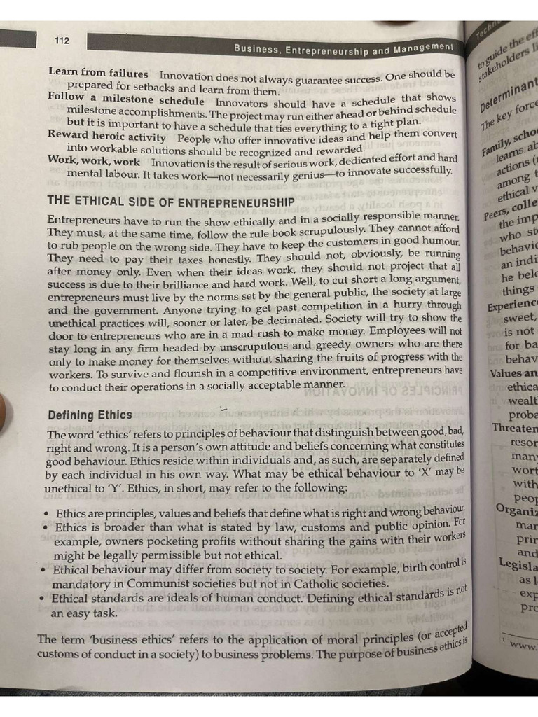 Unit 4 Ethical Entrepreneurship | PDF