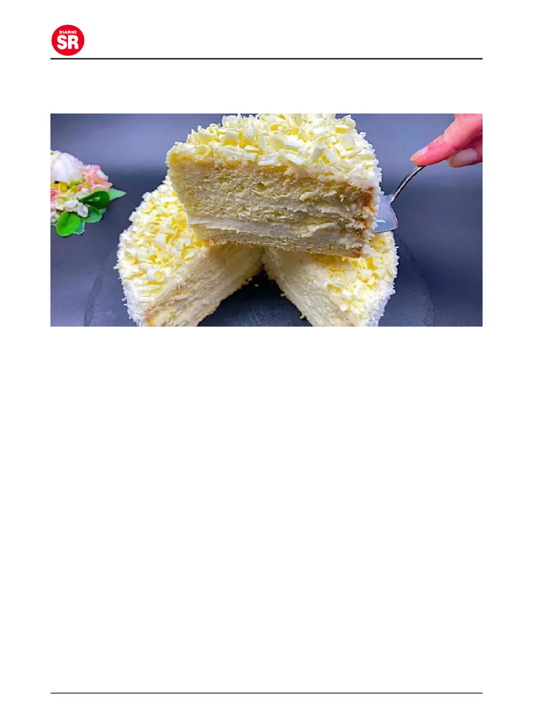 Pastel de Limón en 5 Minutos: Receta Fácil | PDF | Pasteles | Postres