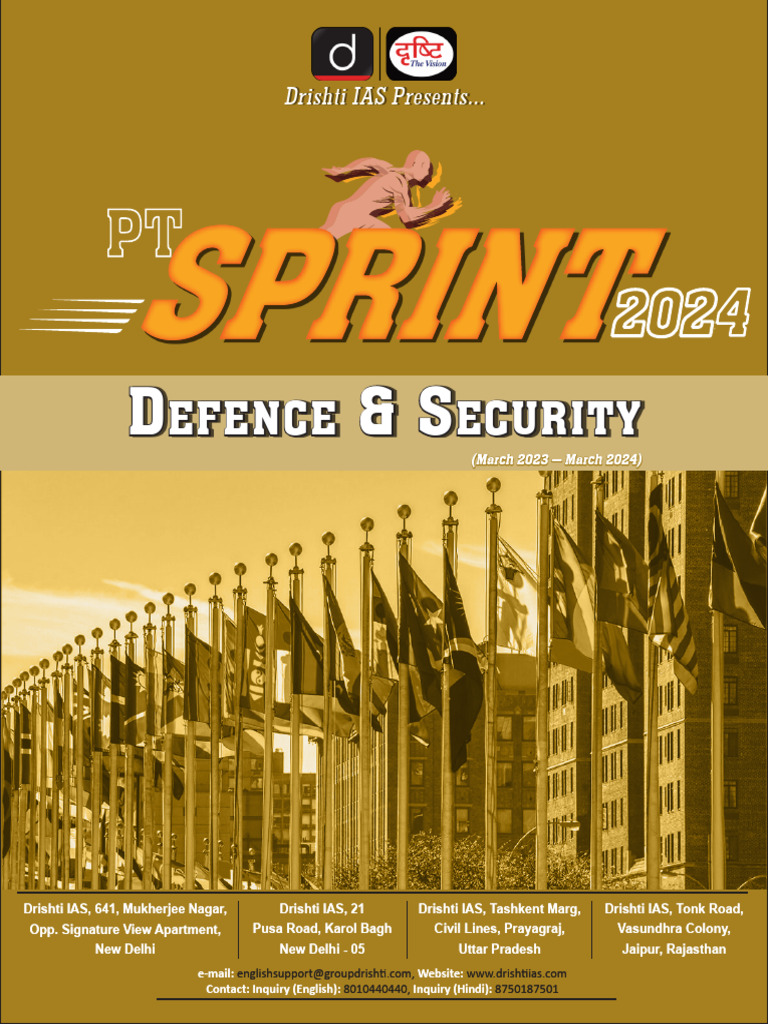 PT Sprint 2024 Defence & Security 1 | PDF | Illegal Drug Trade
