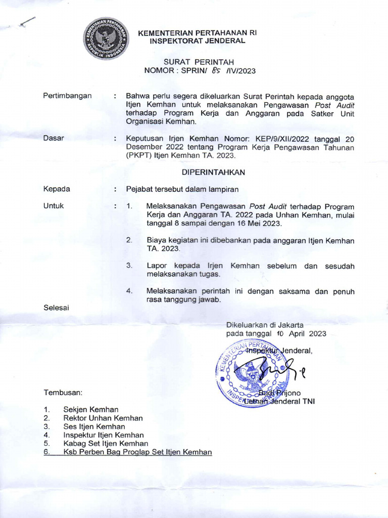 Sprin Post Audit 22 Unhan | PDF