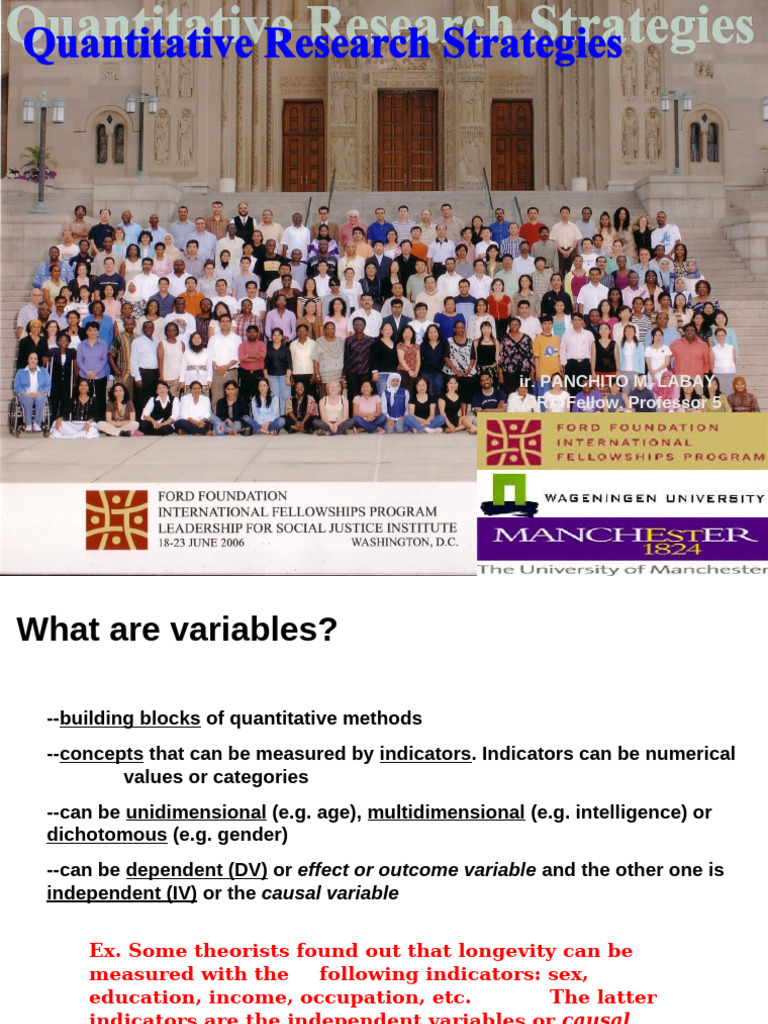 Methods-of-Research-Chapter-8-Quantitative-Research-Methodologies | PDF | Experiment | Observation