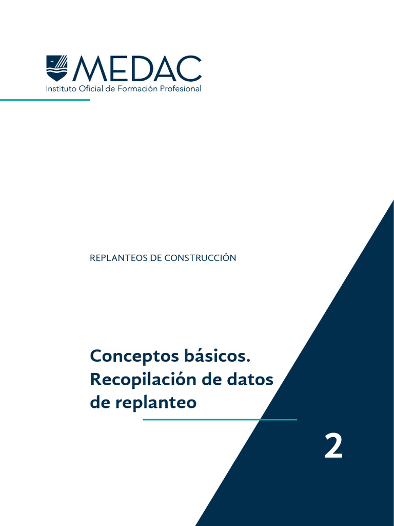 PDF. Replanteos de Construcción. Tema 2 | PDF | Topografía | Datos geográficos e información