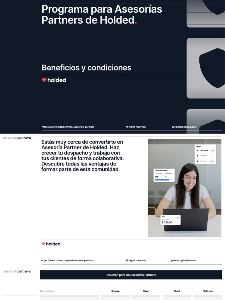 Beneficios&Condiciones Holded Partners | PDF