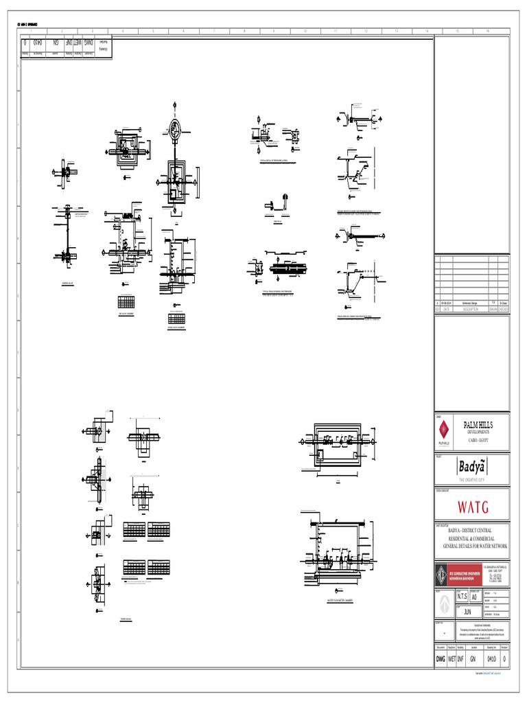 Water Details-Dwg-Wet-Inf-Gn-0410 | PDF | Pipe (Fluid Conveyance ...
