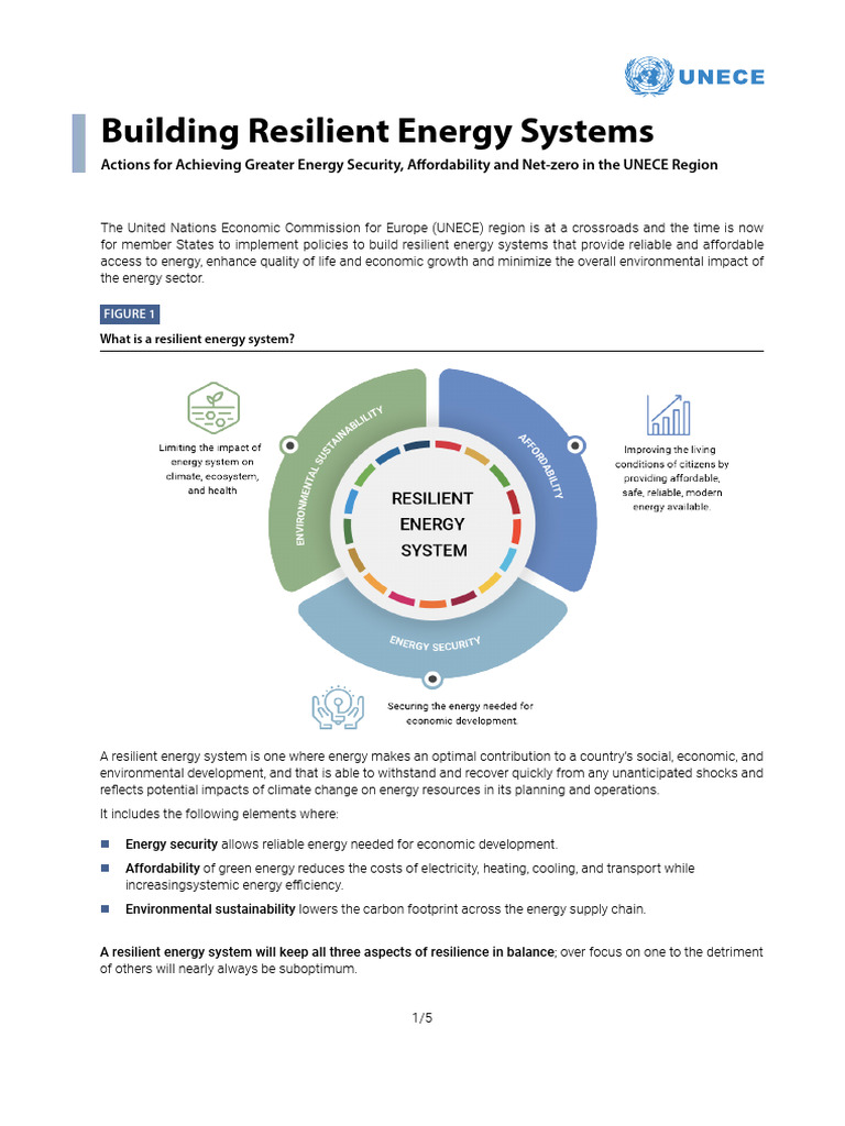 Building Resilient Energy Systems | PDF | Natural Gas | Carbon Capture ...