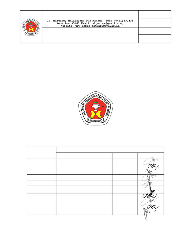 Standar Mutu Pendidikan Akper | PDF