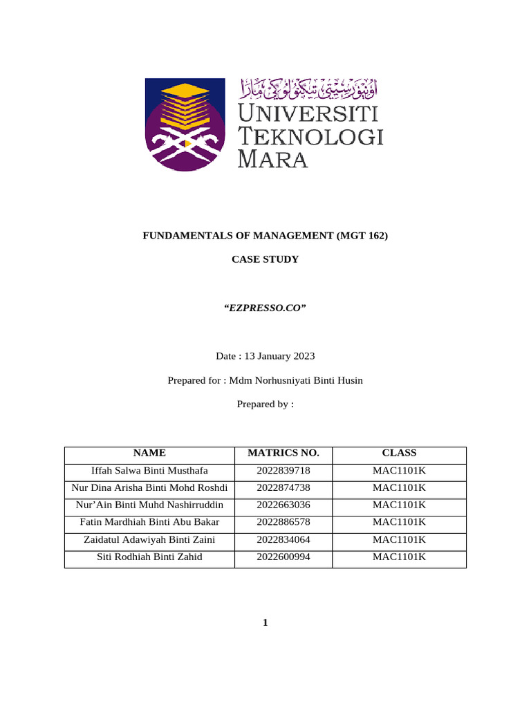 MGT Group Assg - Compiled | PDF | Leadership | Self Actualization