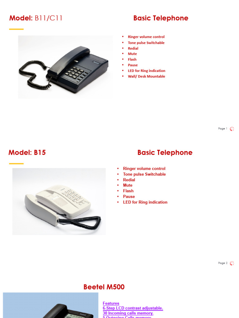 Beetel Phones | PDF | Telephone | Backlight