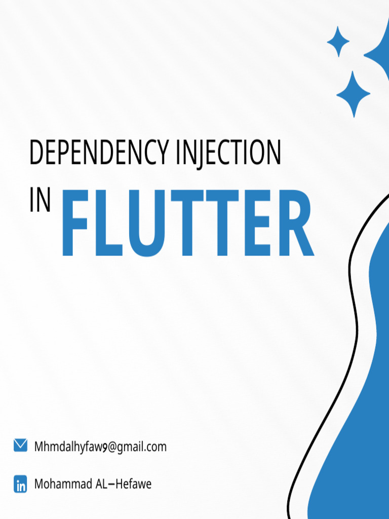 Dependency Injection IN: Flutter | PDF