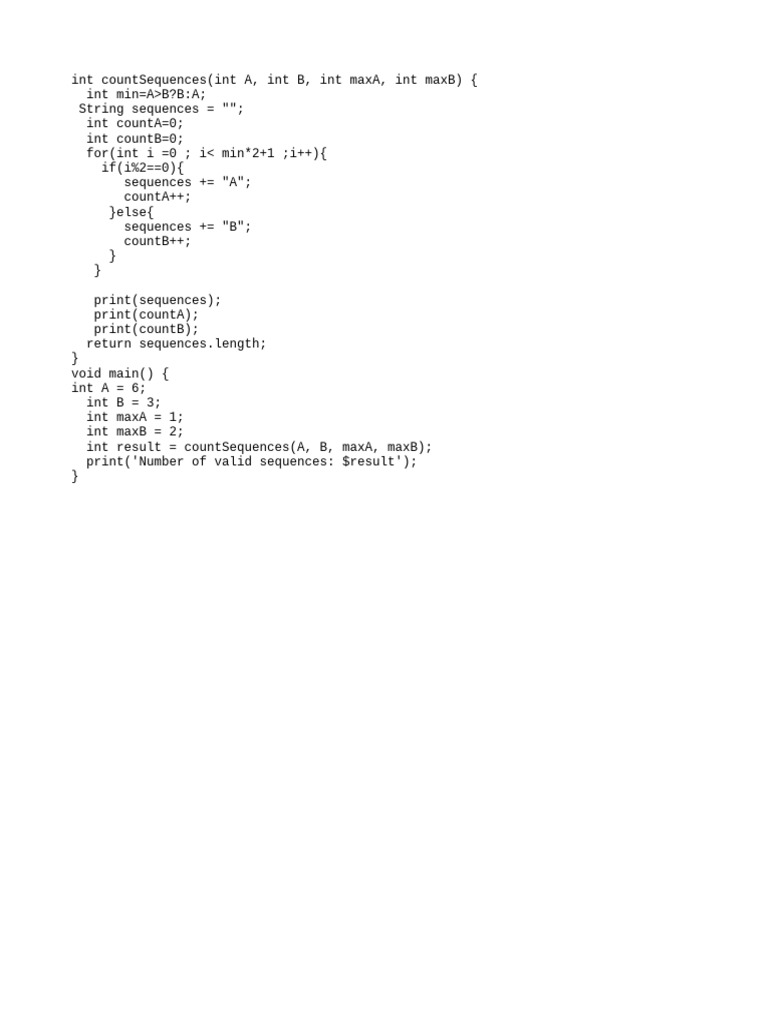 Generate Alternating Sequences in Java | PDF