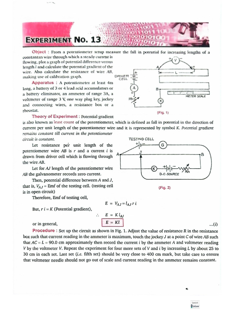 Potentiometer 1 | PDF