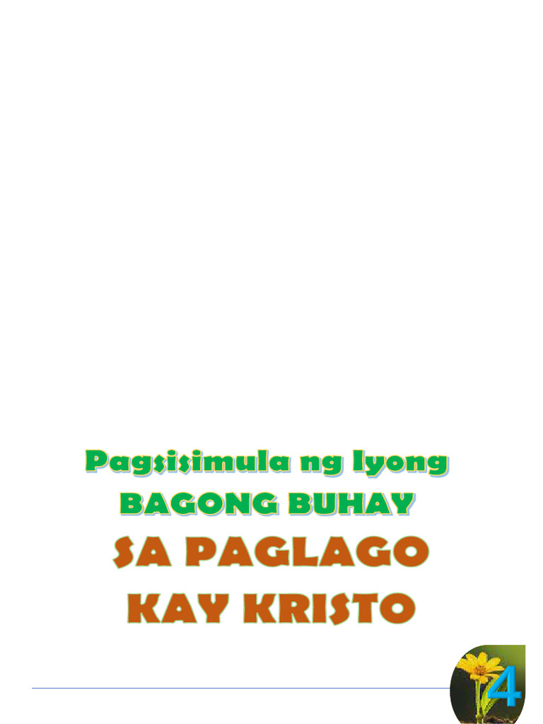 Lesson 4 - Paglago Kay Kristo | PDF