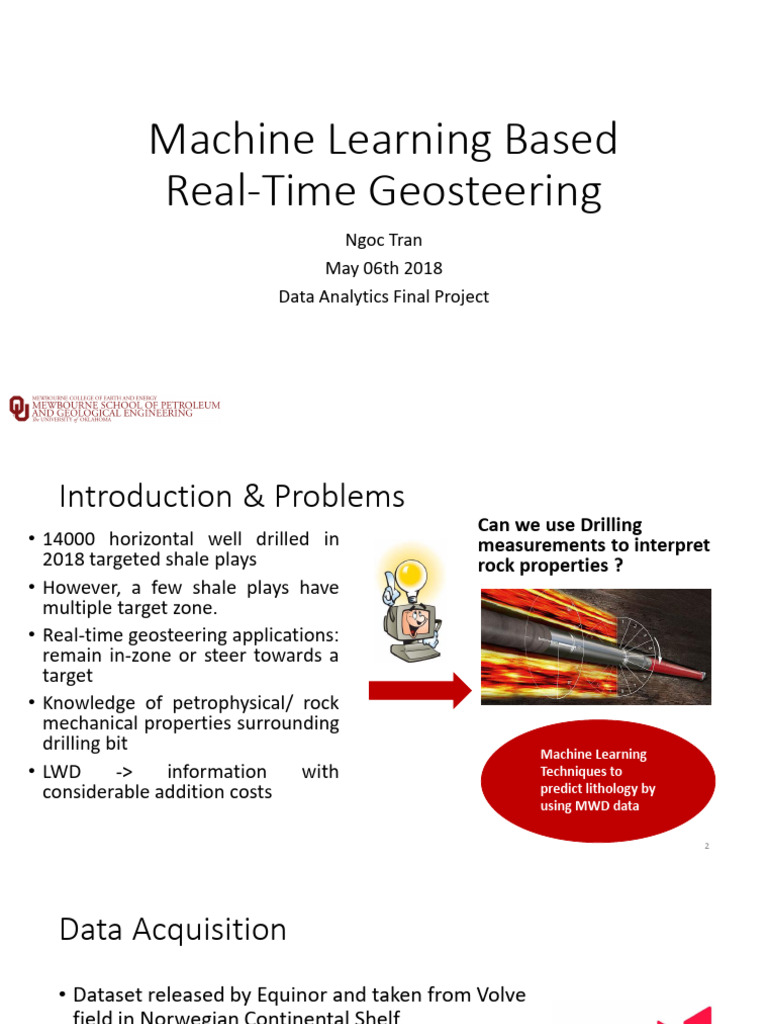 Machine Learning Based on Real-Time Geosteering | PDF | Support Vector Machine | Regression Analysis