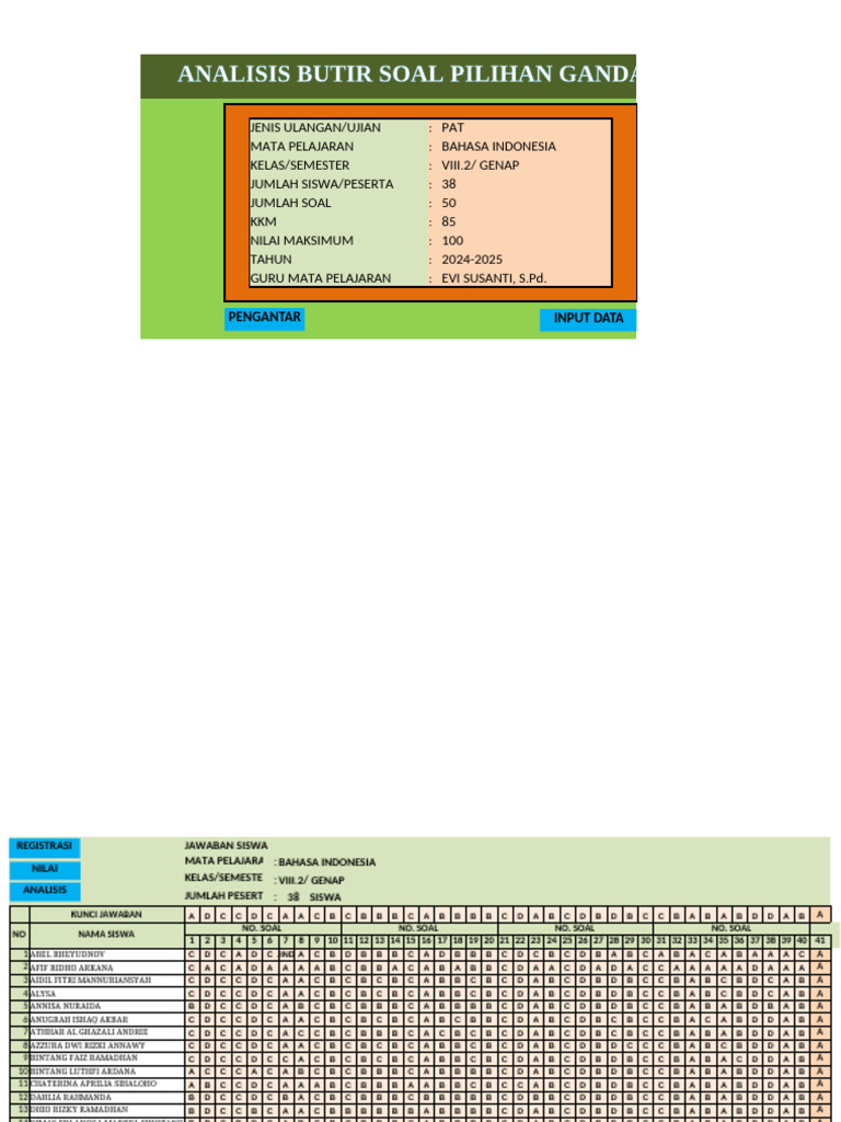 Analisis Pas Bahasa Indonesia Kelas Viii.2-1 | PDF