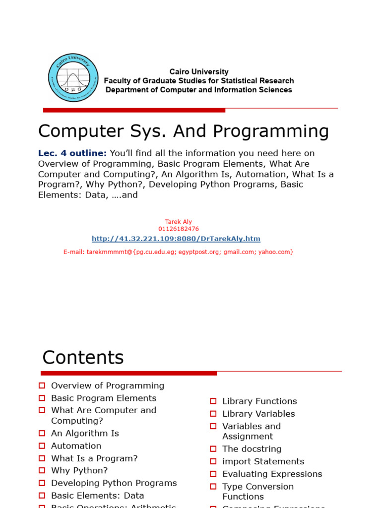 ComputerSysAndProgramming_4 | PDF | Python (Programming Language ... ComputerSysAndProgramming_4 | PDF | Python (Programming Language ...