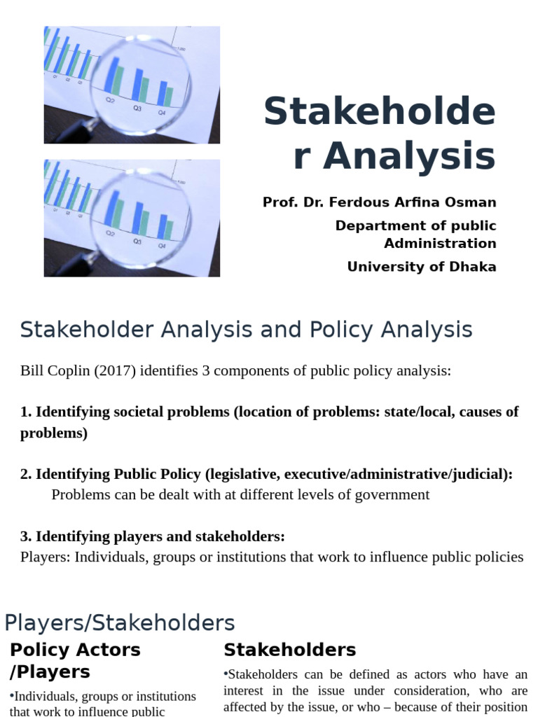 Stakeholder Analysis in Public Policy | PDF | Policy | Policy Analysis