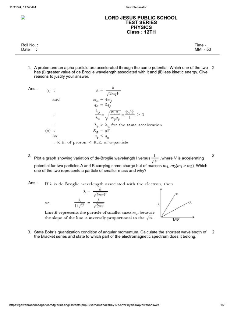 12TH Phy Ans | PDF | Photoelectric Effect | P–N Junction