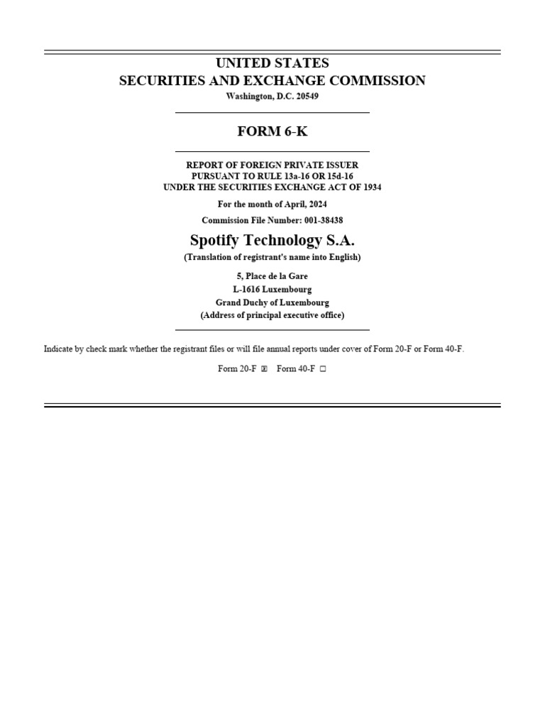 Spotify | PDF | International Financial Reporting Standards | Financial ...