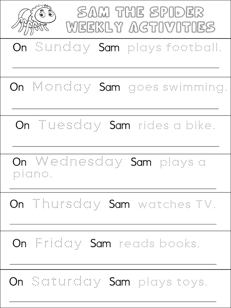 Sam The Spider | PDF